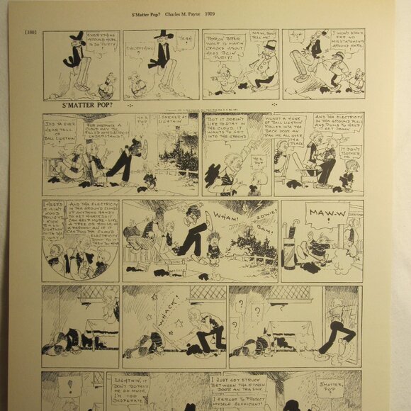 Out of Print | Art | Vintage Comic Strip X 14 Bookplate Print Happy ...